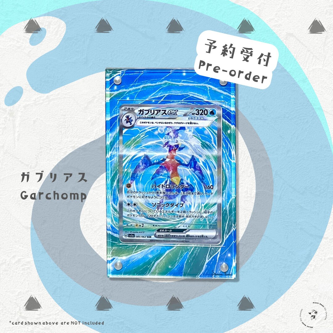 Garchomp EX Custom Pokémon Card Display Frame Case - Etsy