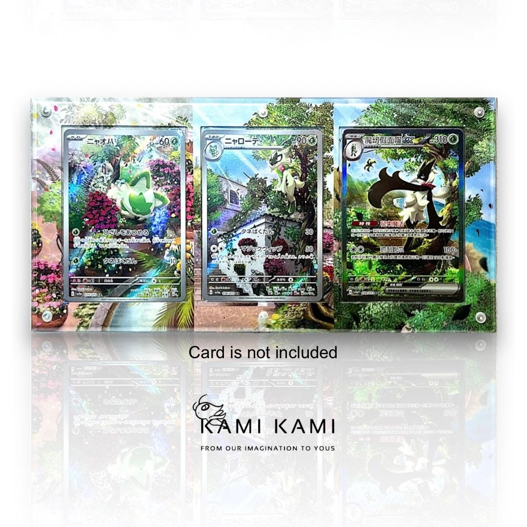 Sprigatito AR Floragato AR Meowscarada SAR Evolution Set Custom Pokémon ...