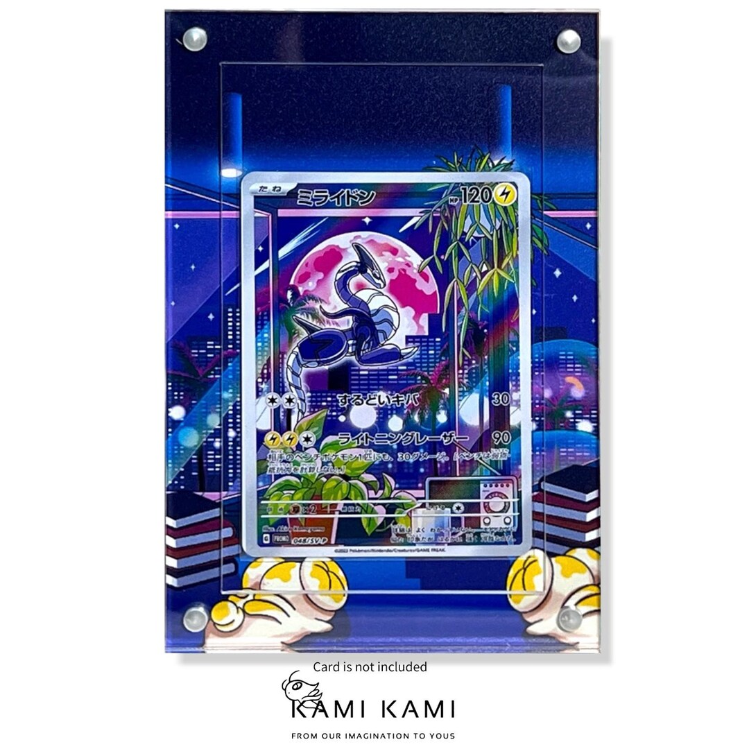 Miraidon Custom Pokémon Card Display Frame Case - Etsy