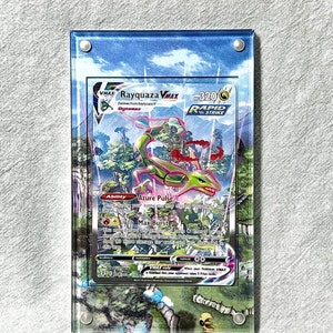 Rayquaza Vmax Custom Pokémon Card Display Frame Case - Etsy