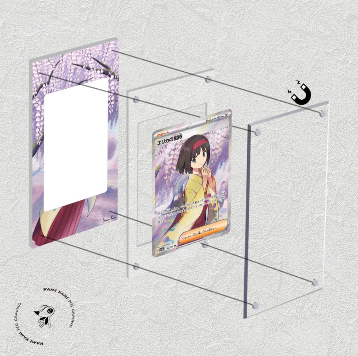 Mewtwo AR Custom Pokémon Card Display Frame Case - Etsy