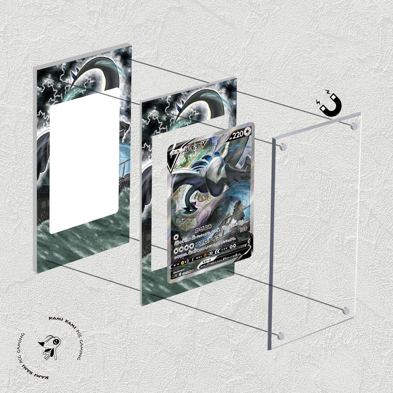 Glaceon Vstar Custom Pokémon Card Display Frame Case - Etsy