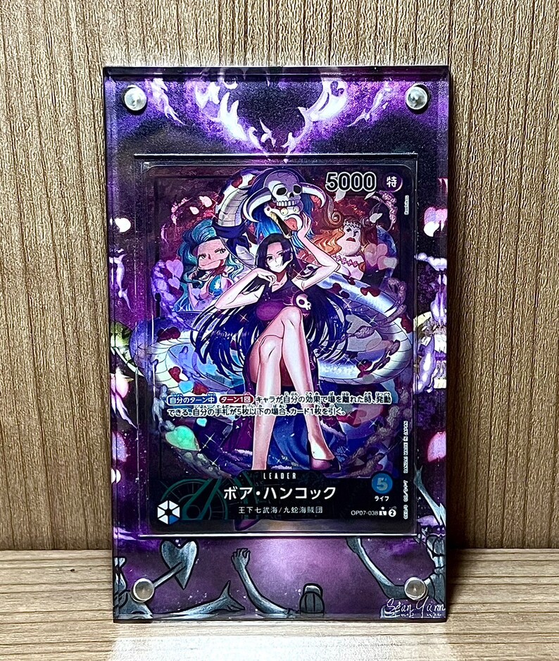 Boa Hancock OP07-038 Leader Alternative Art Custom Display Case - Etsy