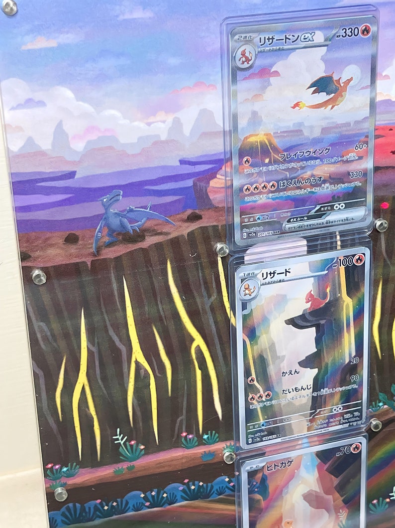 Charmander Evolution Set Pokémon 151 Card Display Frame Case - Etsy