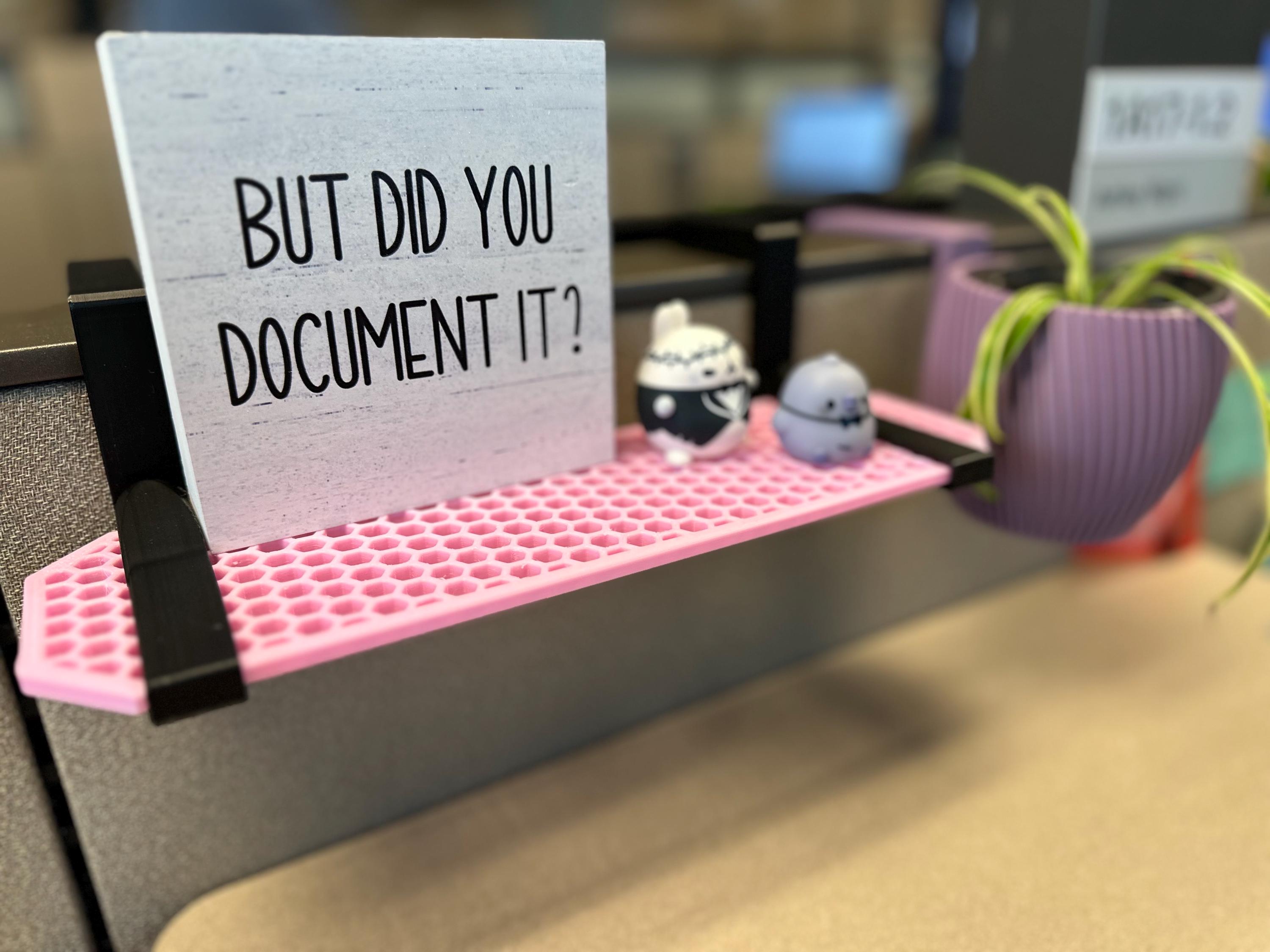 Stylish Cubicle Wall Shelf for Your Office | Brackets and Shelf ...