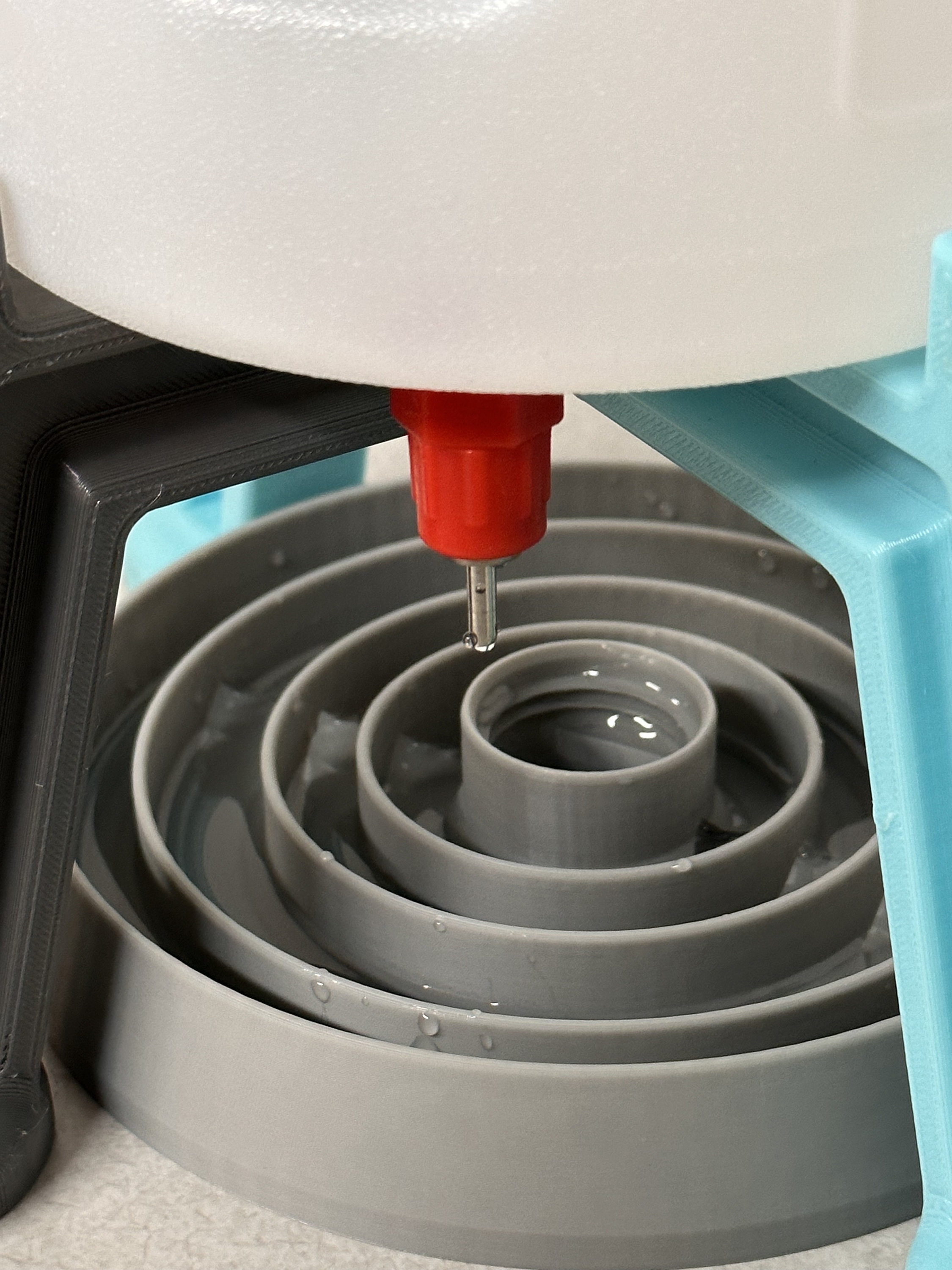 Quail Water Tower With 4-gravity-water-nipples Stand Drip - Etsy