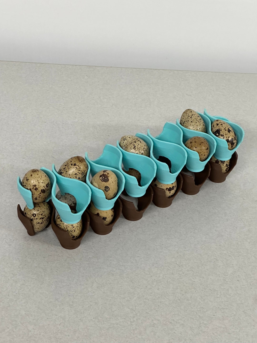 Jumbo Coturnix Quail Egg Tray Stackable (set of 2 Trays) | Custom 3d ...