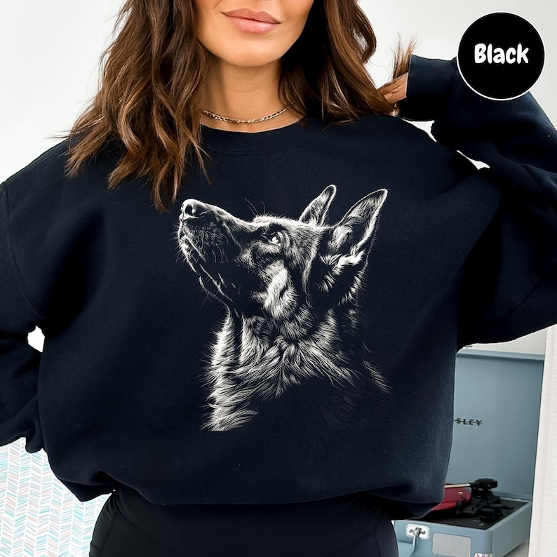 German Shepherd Sweatshirt, Gift for German Shepherd Owner, German ...