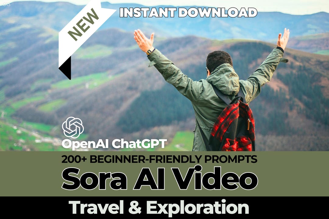 201 Sora Video Prompts for Travel & Exploration, Starter Pack Includes ...