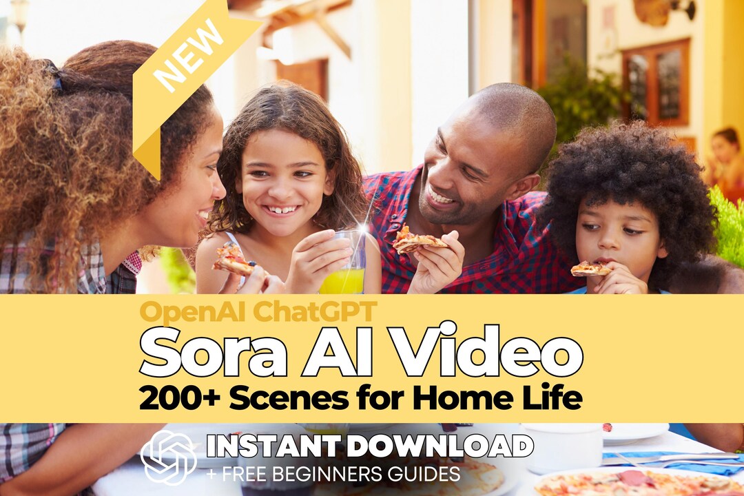 201 Sora Video Prompts for Home Life Scenes, Starter Pack Includes ...