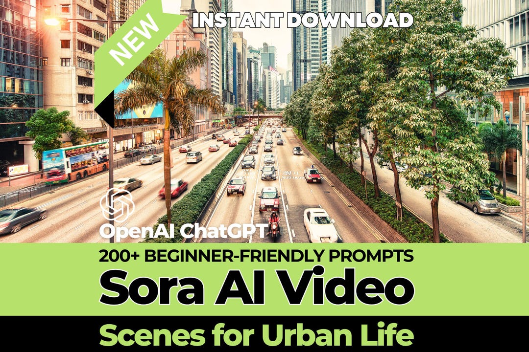 201 Sora Video Prompts for Urban Life, Starter Pack Includes Beginners ...