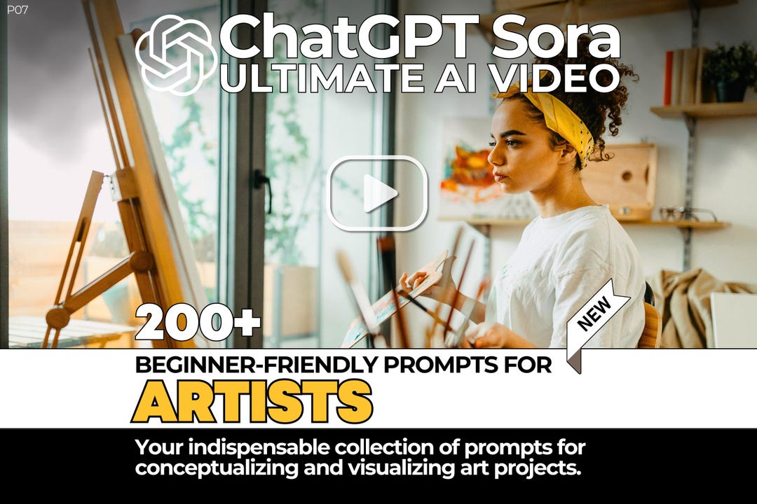 200+ Sora Video Prompts for ARTISTS & ILLUSTRATORS, Starter Pack ...