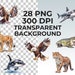 Predator Animals Clipart Bundle, Printable Watercolor Animal, Wild ...