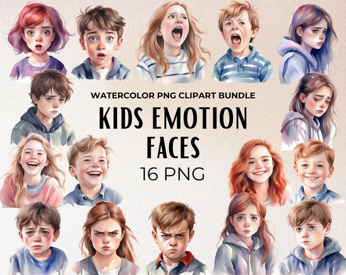 Monster Clipart, Emotion Clipart, Face Clipart, Behavior Clipart, Happy ...