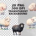 Cute Sheep Clipart Collection, Chibi Anime Sheep PNG, Cartoon Style ...