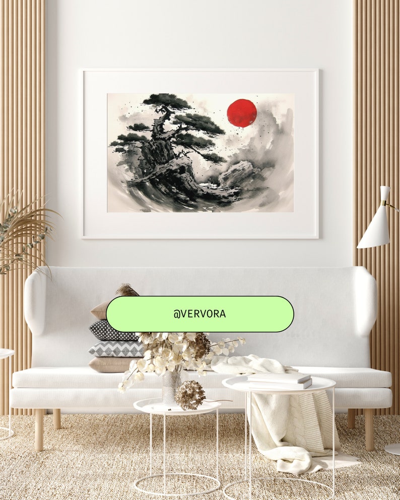 Digital Download Japanese Ink Drawings: Traditional Art, Sumi-e Style ...