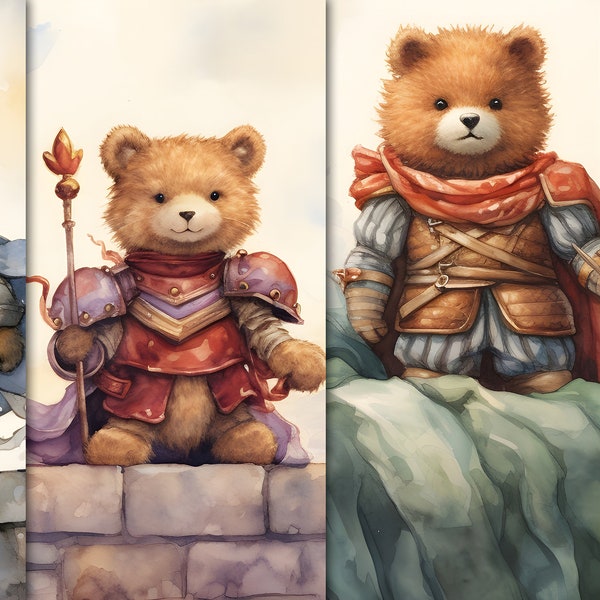 Knight Teddy Bear - Etsy