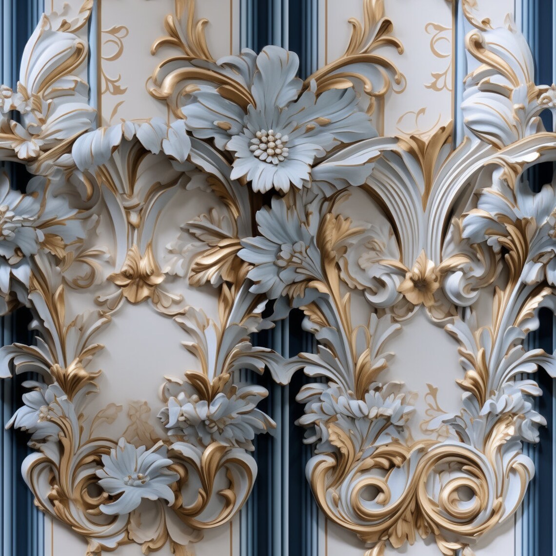 Baroque Patterns Collection 1 - Etsy