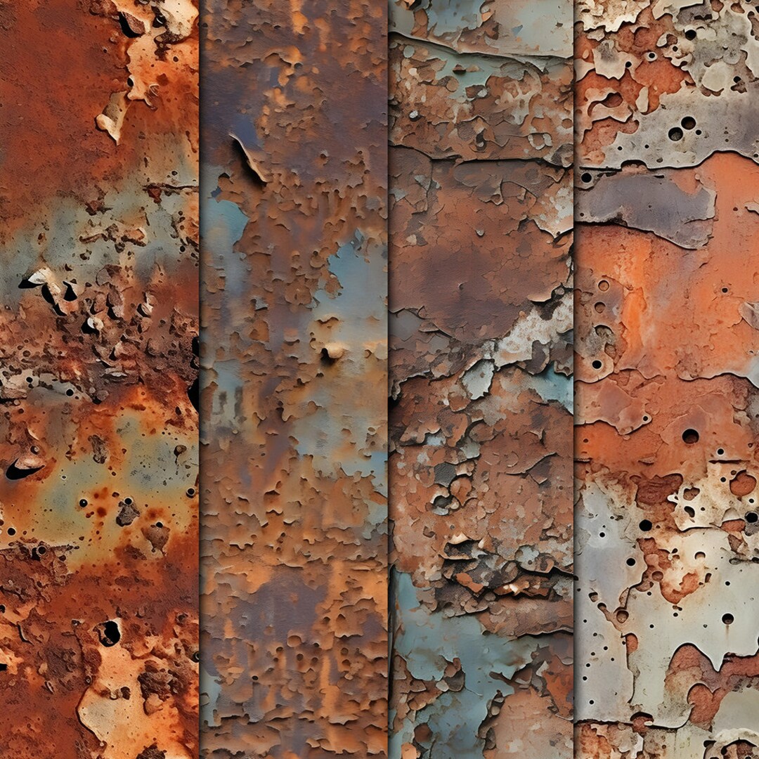 Rusted Metal Seamless Patterns - Etsy