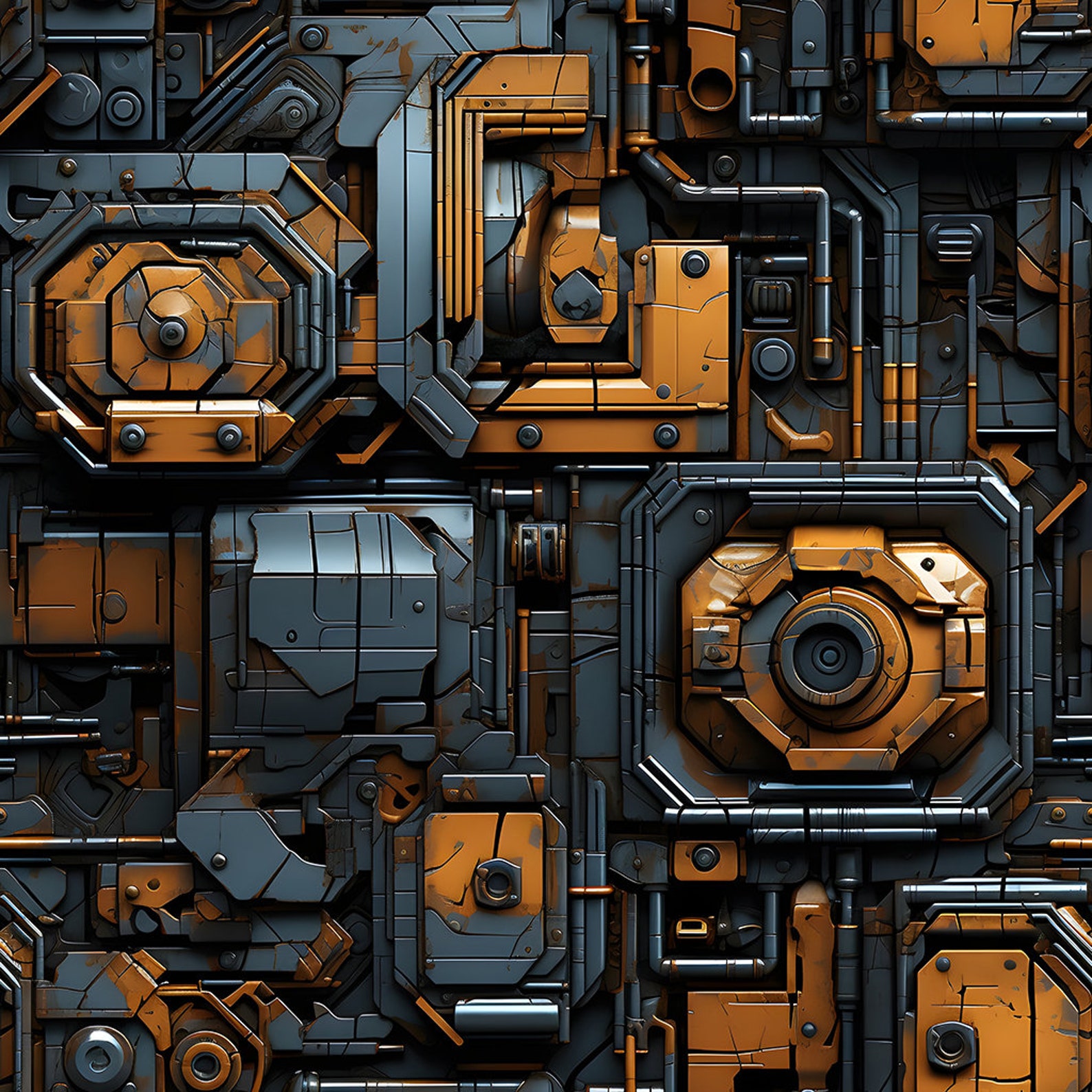 Mechanic Surface Seamless Patterns - Etsy