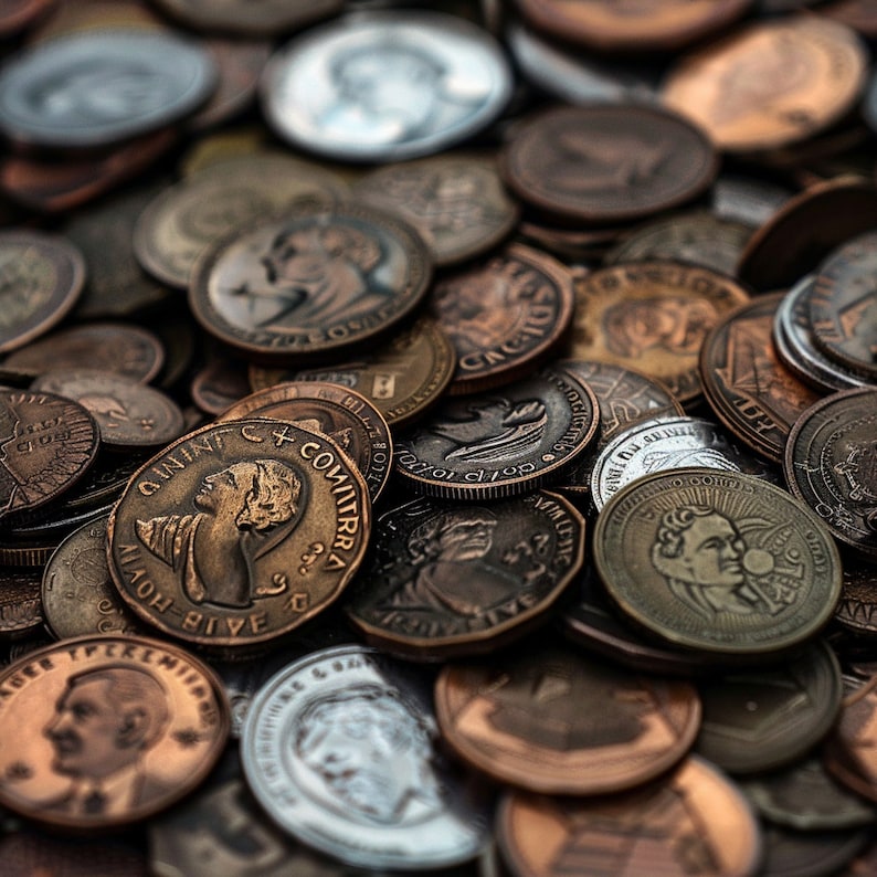 Metal Coins Patterns - Etsy