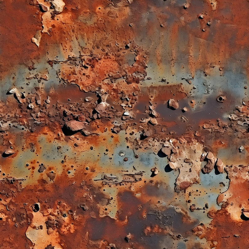 Rusted Metal Seamless Patterns - Etsy