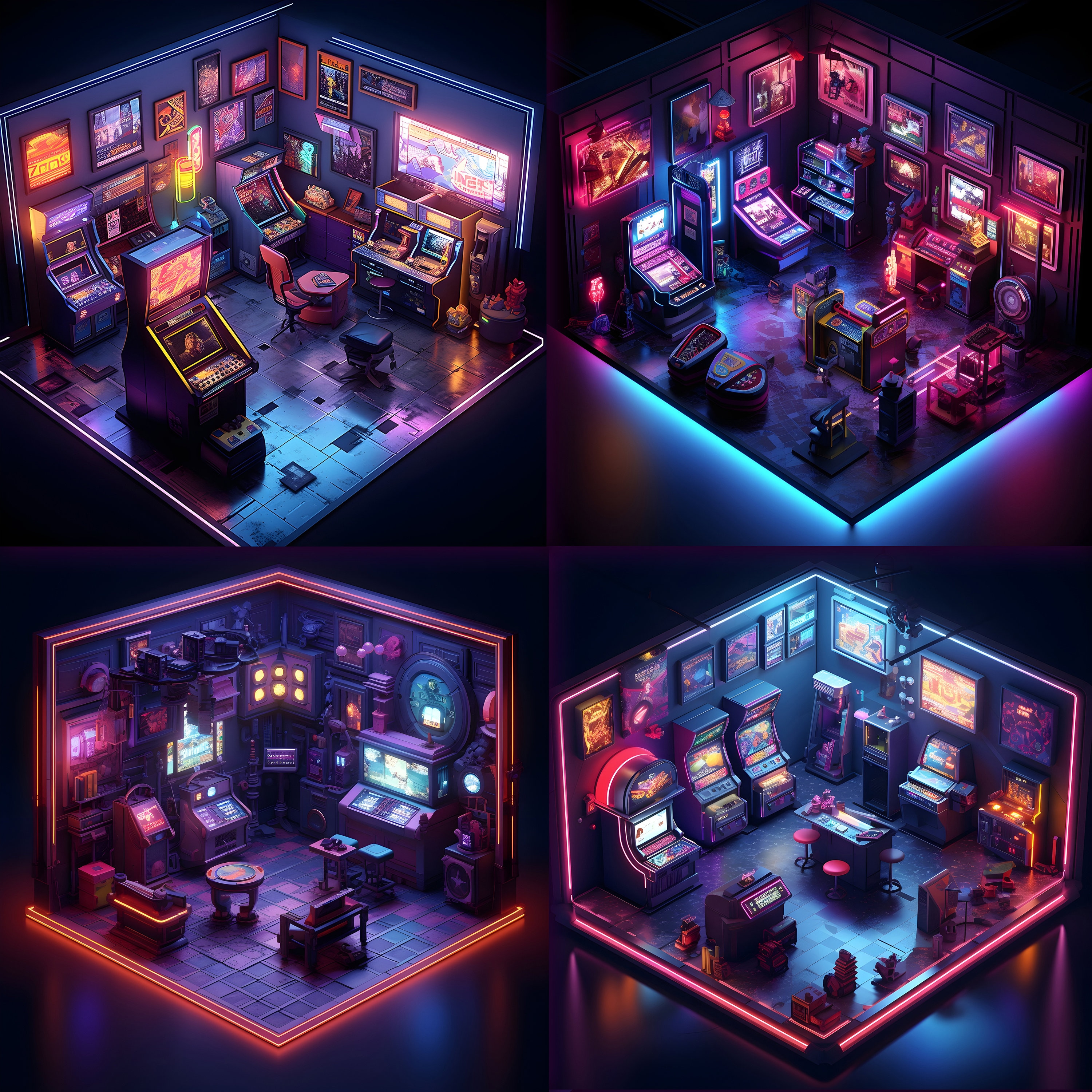 Isometric Arcade - Etsy