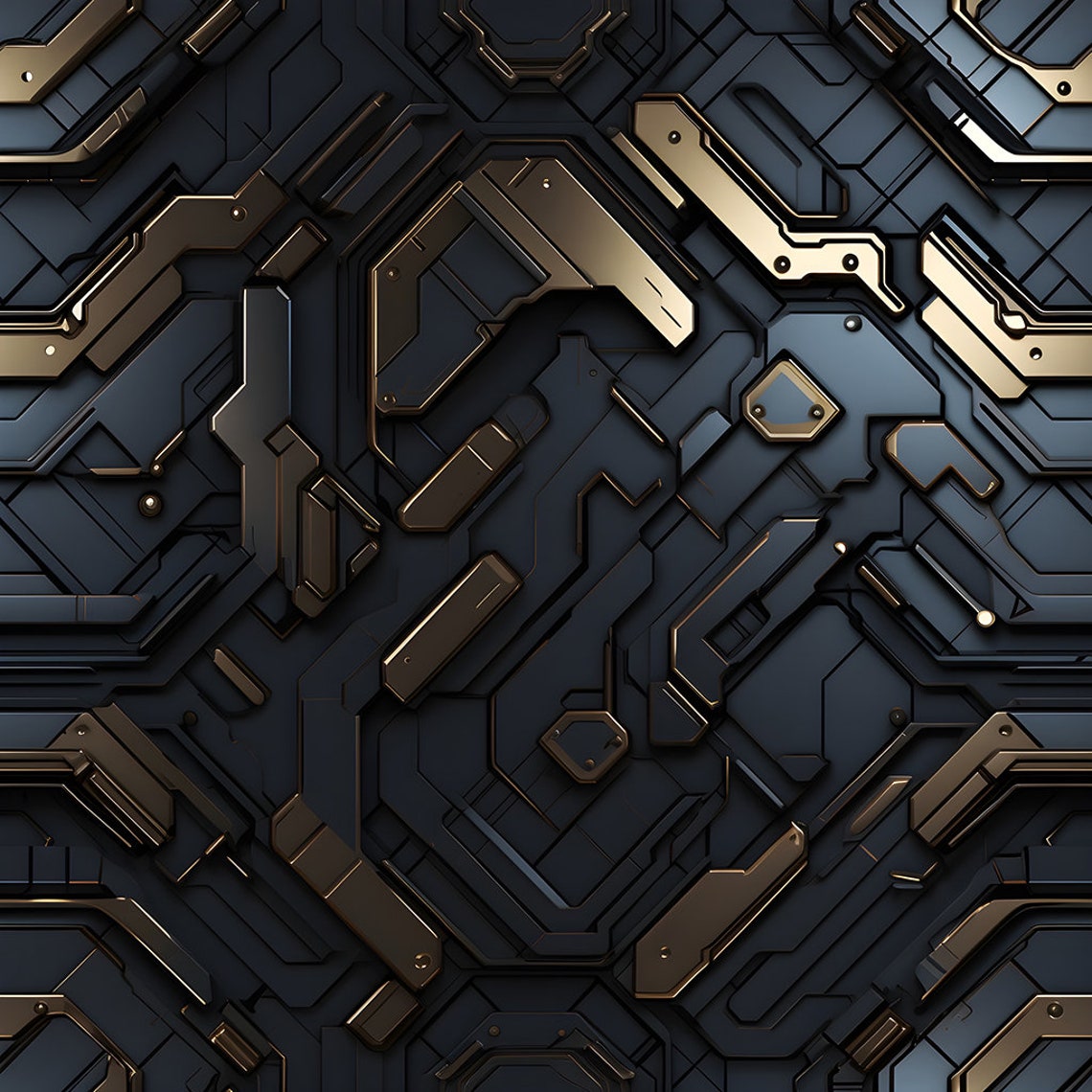 Mechanical Seamless Patterns Collection 2 - Etsy