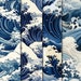 The Great Wave Patterns - Etsy
