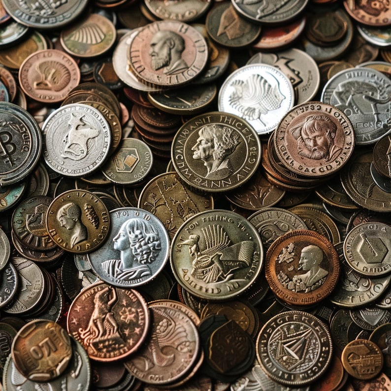 Metal Coins Patterns - Etsy