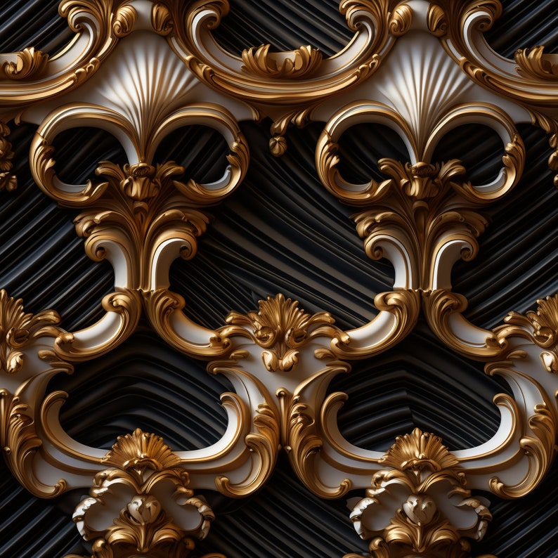 Baroque Patterns Collection 1 - Etsy