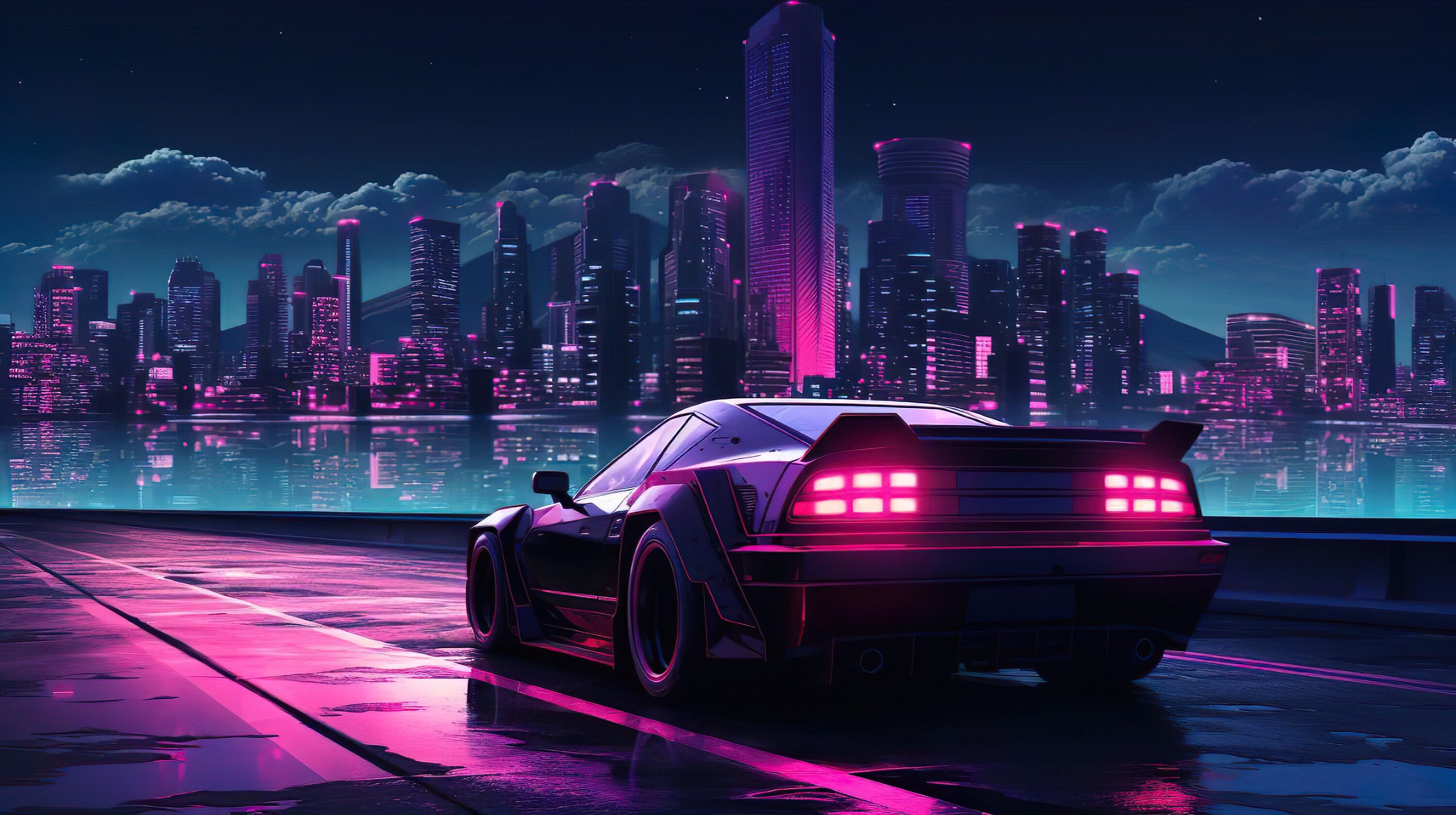 Retro Style Backgrounds With Cars - Etsy