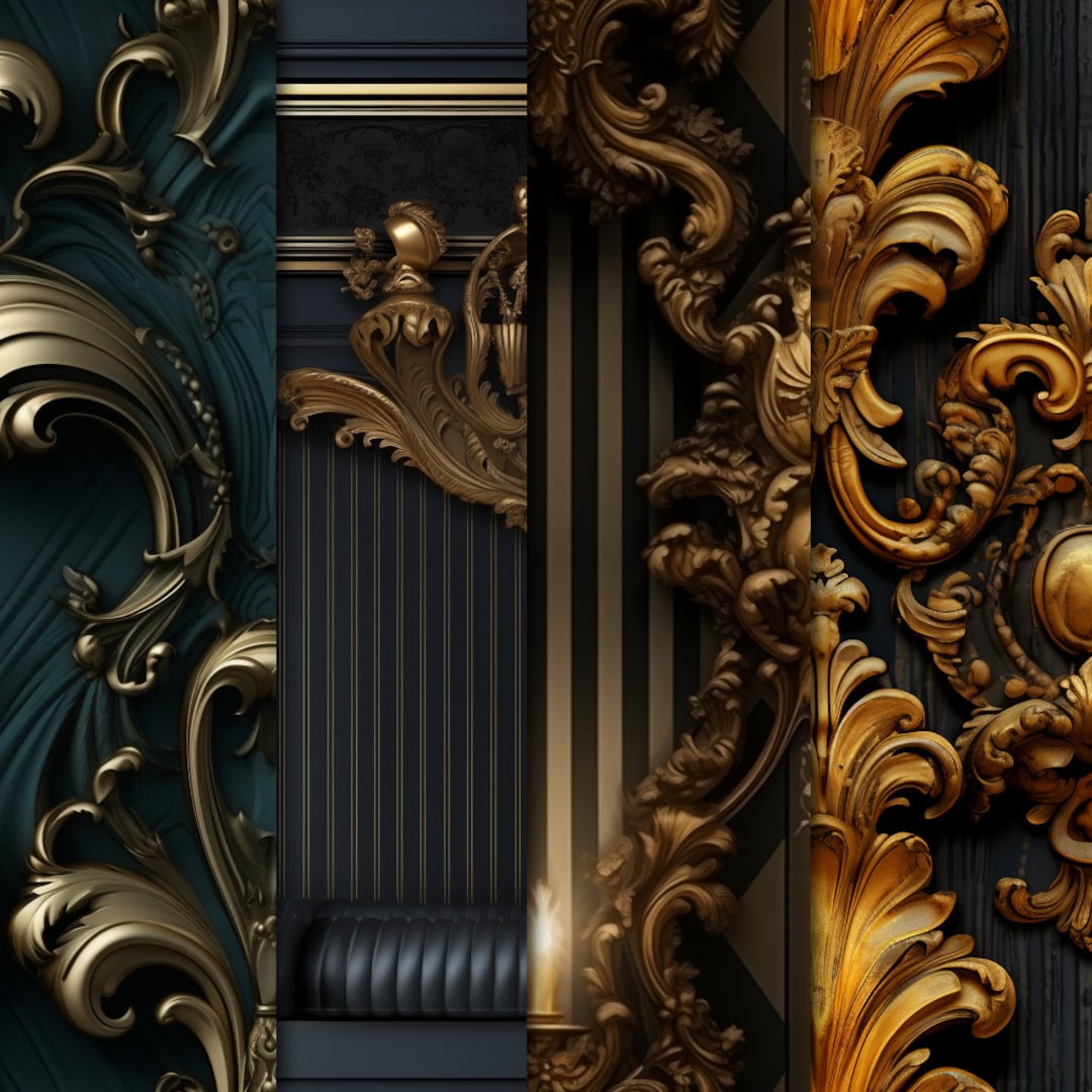 Baroque Patterns Collection 2 - Etsy