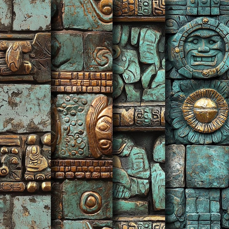 Mayan Wall Patterns - Etsy
