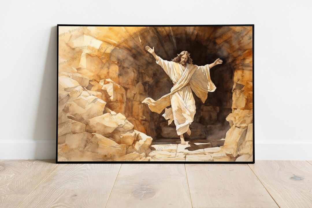 Jesus—i Am the Resurrection and the Life. Jesus Christ Art, AI Art ...