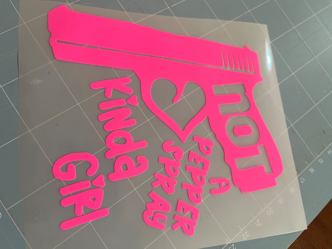 5x5 Hot Pink Decal - Etsy