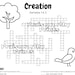Creation Crossword, Digital Download, Bible Class Resource, Childrens ...