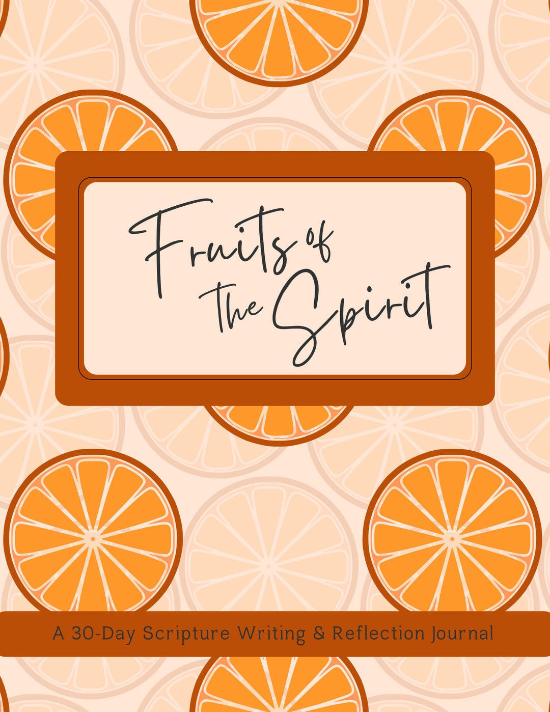 Fruits of the Spirit, Scripture Writing Bible Study, Digital Download ...
