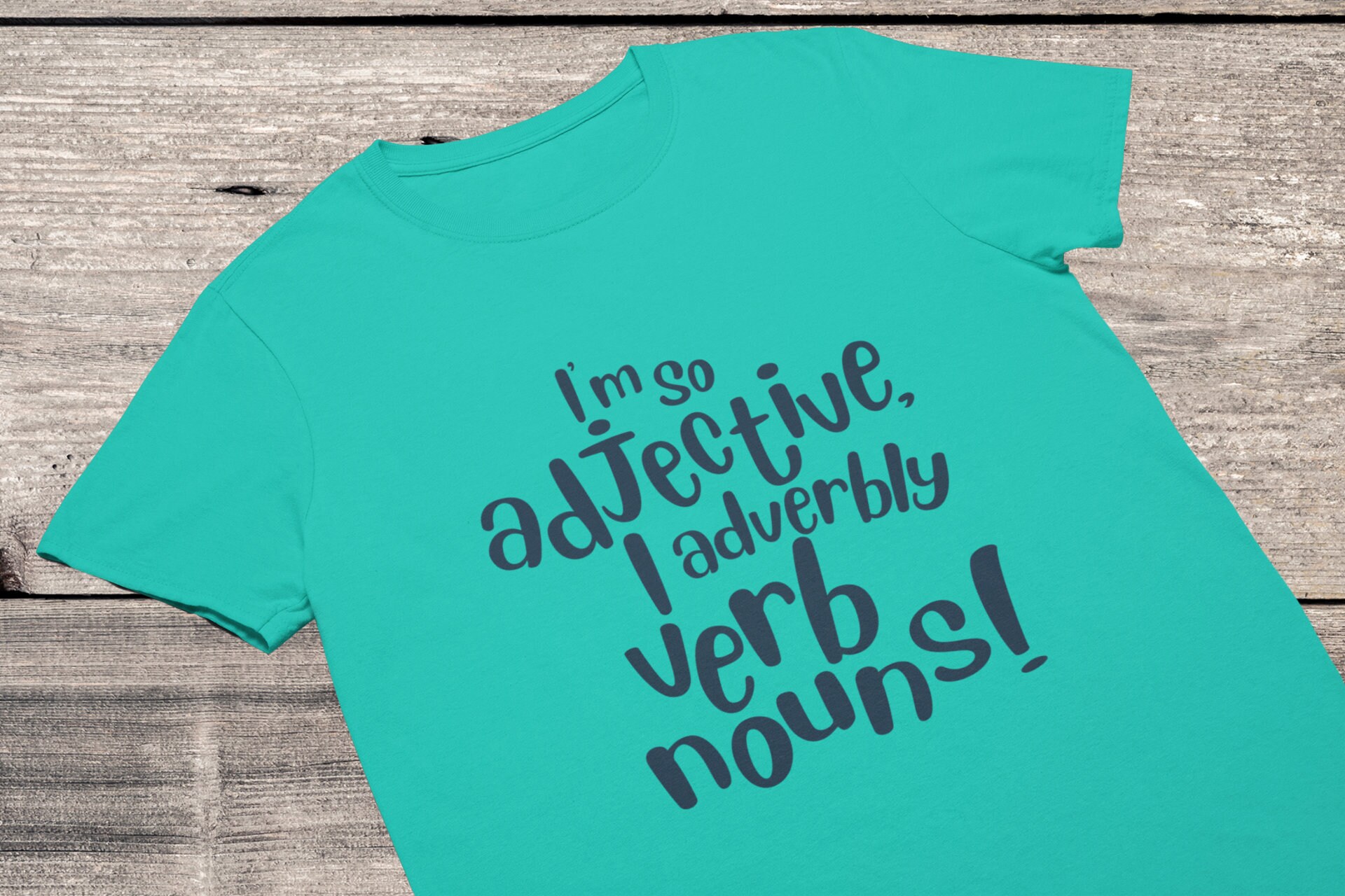 I'm so Adjective I Adverbly Verb Nouns Adult Cotton - Etsy