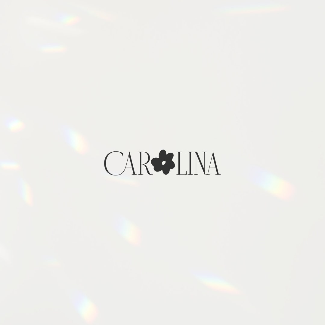 Pre-made Feminine Logo: Carina - Etsy