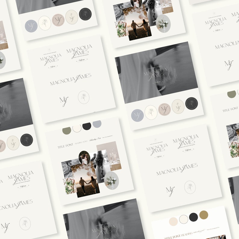 Premade Logo & Branding Suite - Etsy