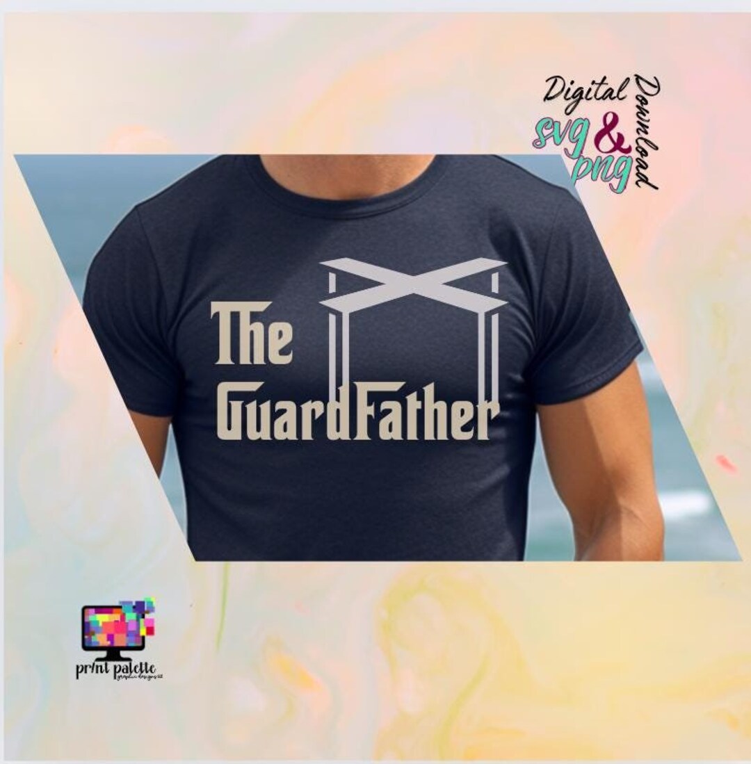 The Guardfather Trending Popular Style Simple Big Colorguard Dad ...