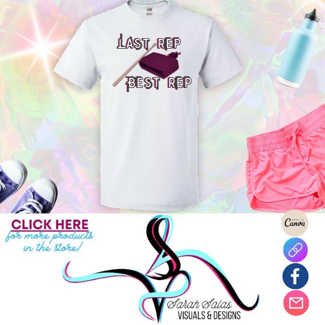 Last Rep Best Rep - Colorguard SVG Design (digital) - Etsy