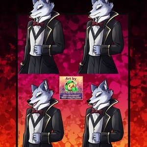 Furry CUSTOM Pngtuber Twitch - Made-to-order Pngtuber Animation Twitch ...