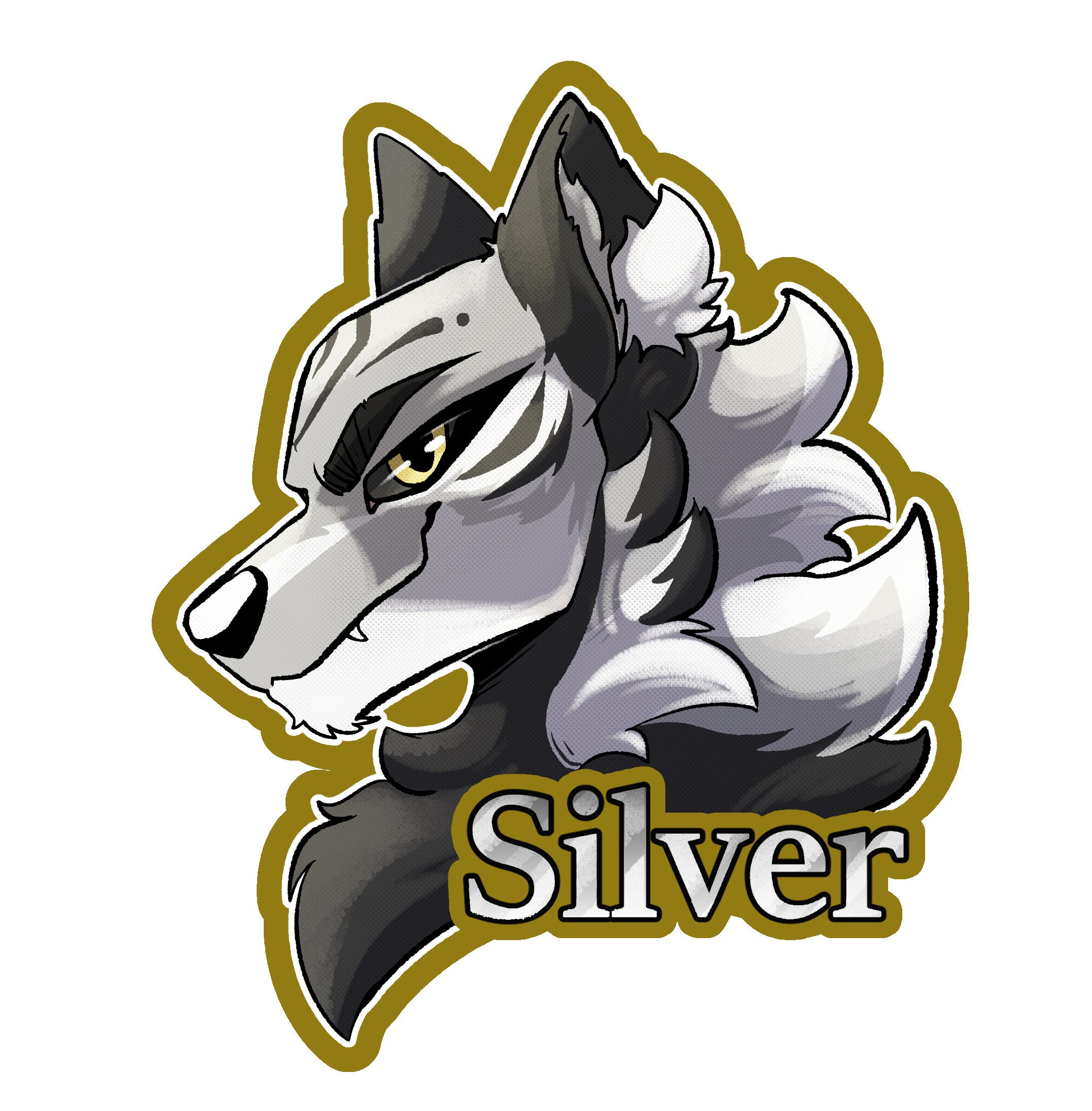 Custom DIGITAL Furry Badge - Personalized Headshot Furry Commission ...