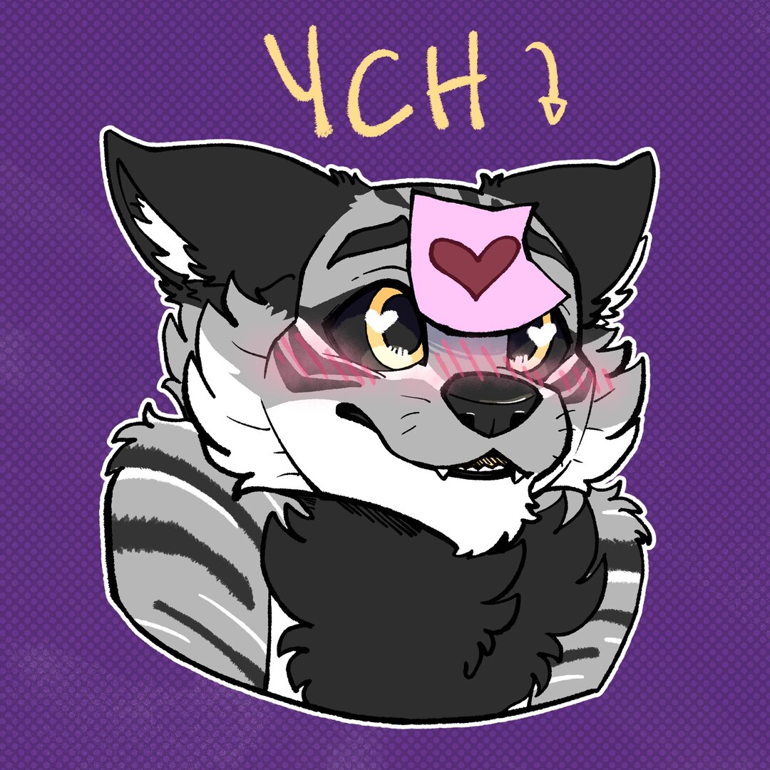 YCH Furry Illustration - Love Letter - Your Character Here Fursona Full ...
