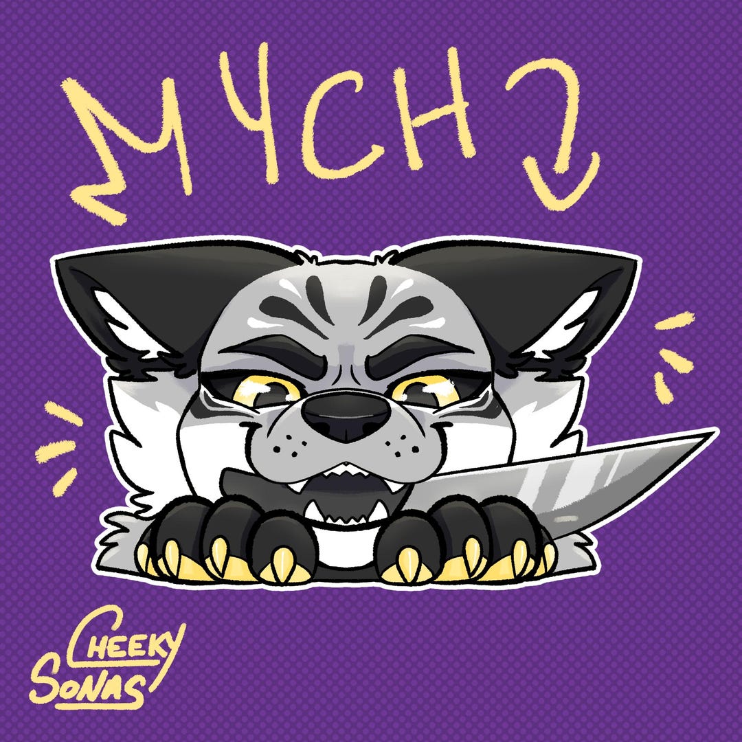 YCH Furry Illustration - Holding Knife - Your Character Here Fursona ...