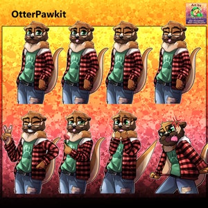 Furry CUSTOM Pngtuber Twitch Made-to-order Pngtuber Animation Twitch ...