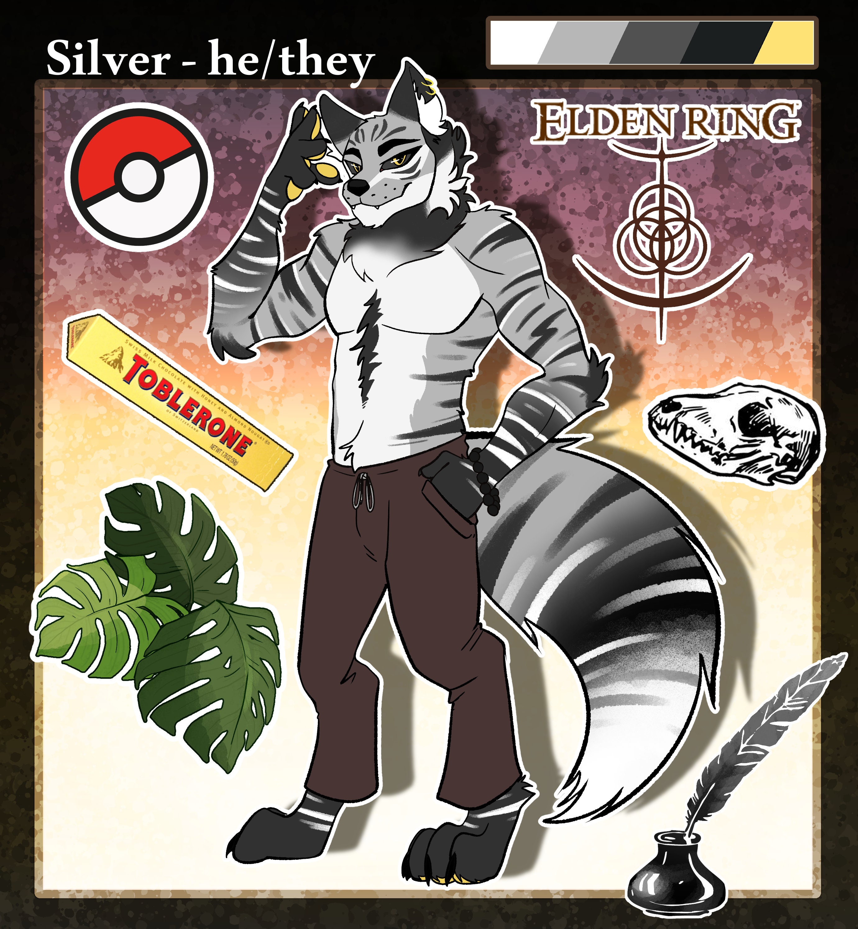 Custom Furry Reference Sheet Moodboard Commission FLAT - Personalized ...