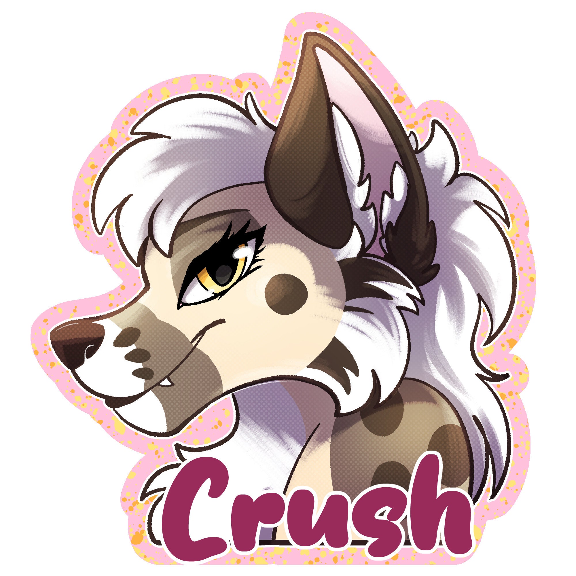 Custom DIGITAL Furry Badge - Personalized Headshot Furry Commission ...